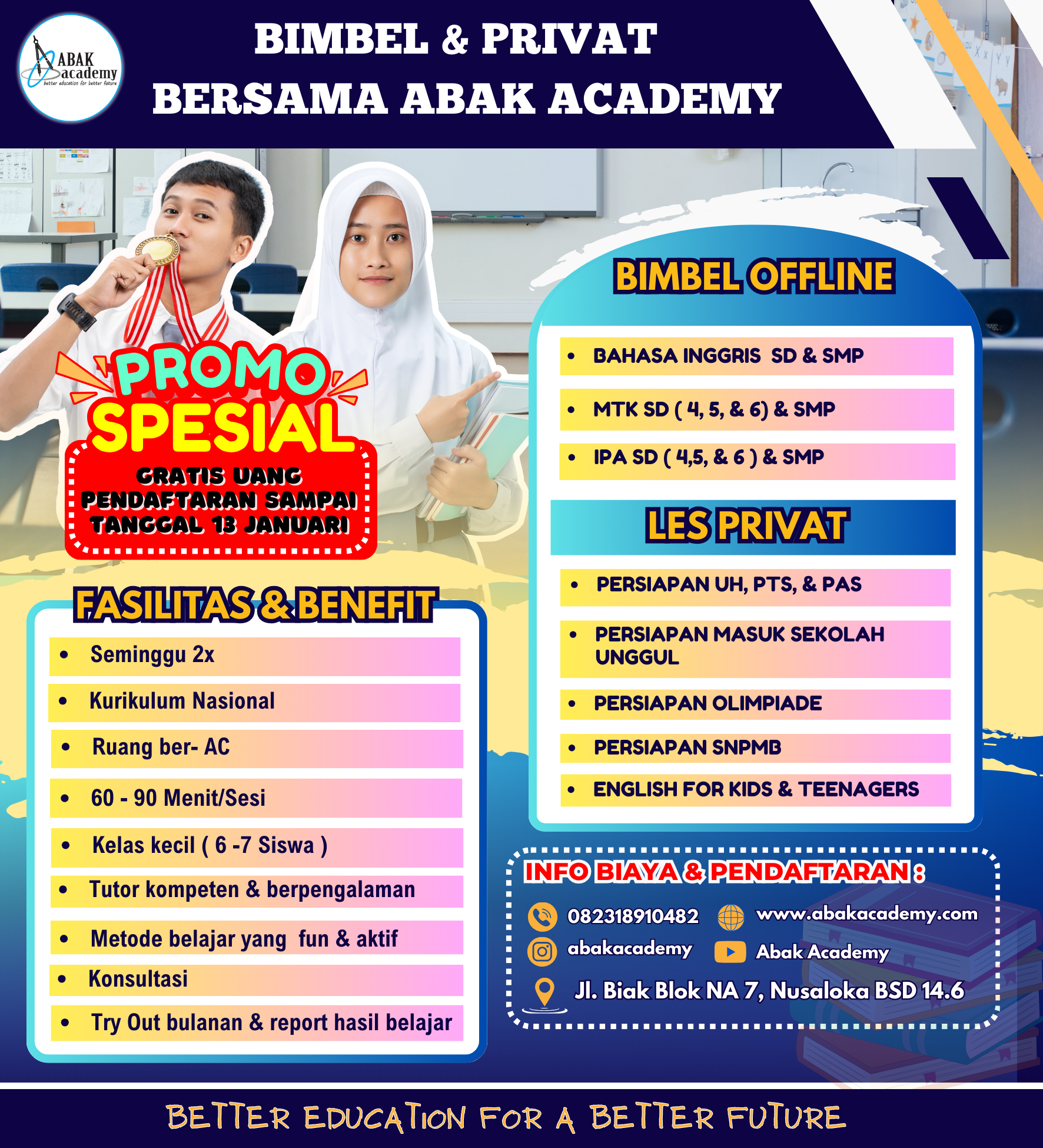 BIMBEL & PRIVAT – Abak Academy